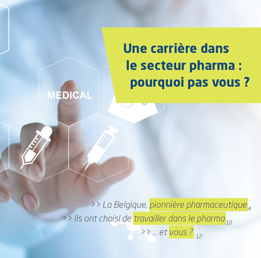 Une carrière dans le secteur pharma : pourquoi pas vous ? | pharma.be